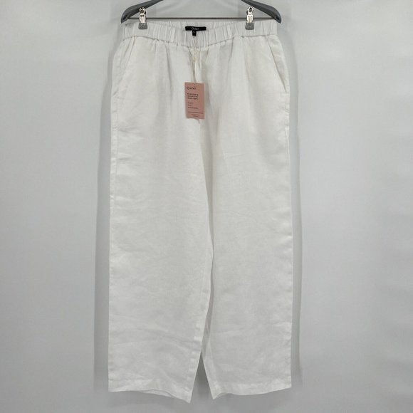 Quince | Pants & Jumpsuits | Quince Womens White European Linen Pants ...